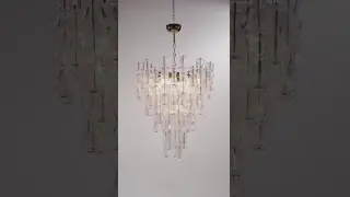 Luxury Hotel Pendant Lights Elegant Crystal Chandelier Design