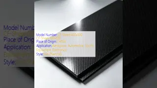 High Strength Carbon Fiber PET Flame Retardant Board