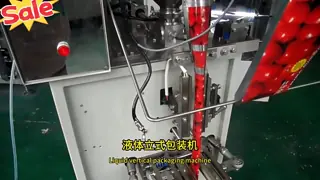 Fully Automatic Vertical Liquid Sauce Packing Machine for Garlic Chili Sauce