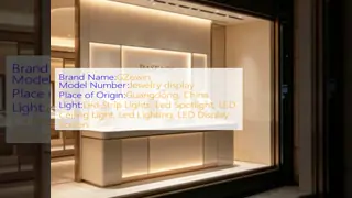 Modern Luxury Jewelry Showroom Display Design