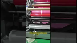 Custom Red LLDPE Machine Stretch Film