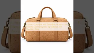 Custom Sustainable Cork Travel Organizer Bag Wholesale