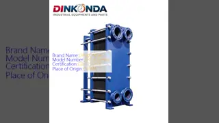 Efficient Large Flow Plate Heat Exchanger for Power Plants