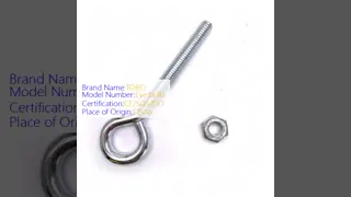 Heavy Duty Super Duplex M10 Eye Bolts for Marine Use