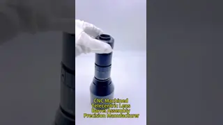 CNC Machined Telecentric Lens Barrel Assembly | Precision Manufacturer
