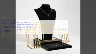 Luxury Jewelry Display Stand Set Modern Metal Velvet Design