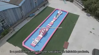 Commercial Unicorn Inflatable Water Obstacle Course
