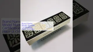 6 Digit 14 Segment LED Display for Industrial Converters