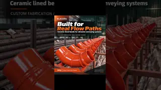 Large Diameter Ceramic Lined Pipe for Abrasive Material Conveying