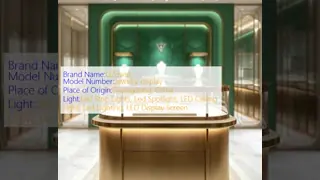 Luxury Emerald Green Jewelry Display Case Store Solution