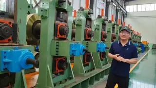 High-frequency welding tube forming machine