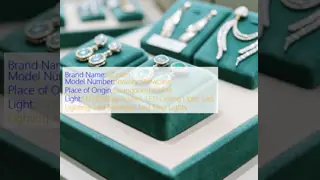 Luxury Octagonal Jewelry Display Case with LED Lighting
