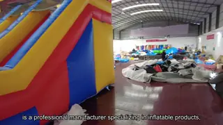 Commercial Dual Lane Inflatable Slide for Rental Business