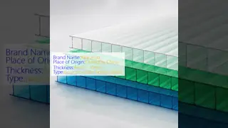 Durable Polycarbonate Roofing Sheets Easy Installation