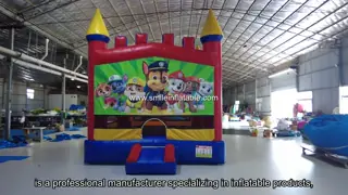 Commercial Puppy Theme Bounce House for Rental Profits