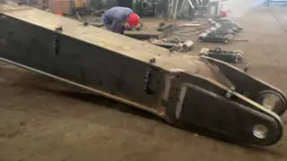 Cat 349 22m long reach boom