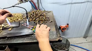 Stainless Steel Pressure Gauge Semi-Automatic Welding Process