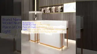 Custom LED Jewelry Display Showcase for Luxury Retail Stores