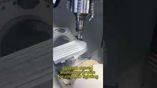 CNC Machining Expert - Bent Ring LED Aluminum Profile Custom