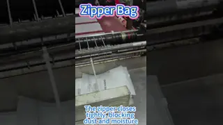On-site filming of the entire production process of zipper bags | Quality is visible, packaging stan
