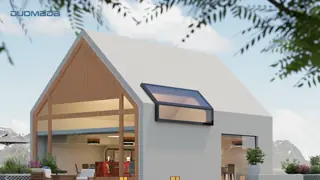 Balcony skylight frees your space from limitations.