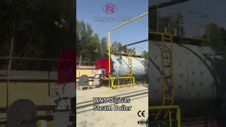 WNS Oil & Gas Fired Steam Boiler | Industrial Boiler Working Video