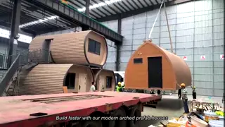 Modern Arched Prefab House Fast Installation Solution