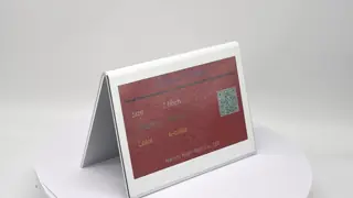 RS075V Dual Side Smart E Ink Desk Nameplate Review