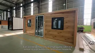 Expandable Container House Fast Remote Cabin Setup