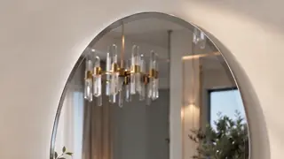 Oval Acrylic Mirror