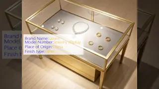Luxury LED Jewelry Display Cabinet Custom Retail Solutions
