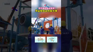 Interactive Pirate Water Castle | Custom Aqua Play Kids Pirate Ship Slides | Family Water Park Build