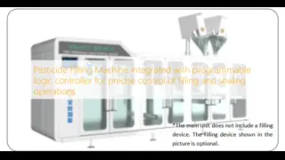 Precision Pesticide Filling and Sealing Machine