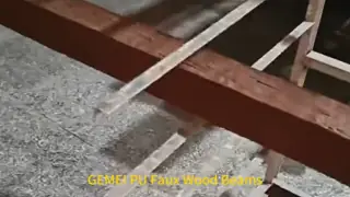 Gemei PU faux wood beams—realistic wood texture, lightweight construction