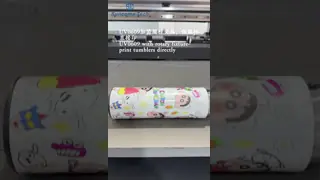 UV0609 Rotary Attachment: 360 Electric Cylinder Fixture for Printing Stainless Steel Tumblers Cups Plastic Bottles