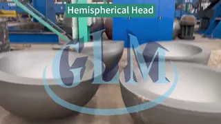 Large heavy hemispherical heads for high‑pressure vessels