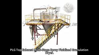 PLG Spray Granulation Dryer High Efficiency Industrial Drying