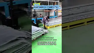 Malaysian customer produces aluminum honeycomb panels
