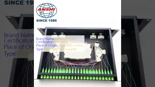 1U Rack Mount Fiber Patch Panel 48 Port Solution