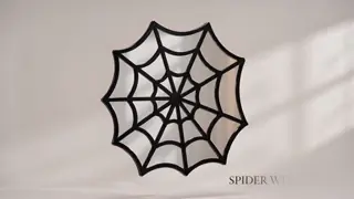 Spider Web Acrylic Mirror Wall Decor