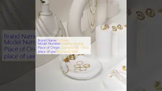Luxury Wood Jewelry Display Sets for Retail Stores