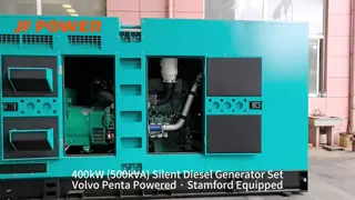 400KW Silent Industrial Diesel Generator Reliable Power