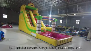 Commercial Tropical Inflatable Water Slide for Events