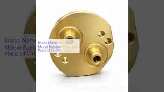 Custom Brass Nozzle Base Precision CNC Machined Parts