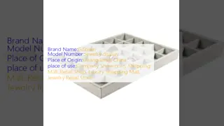 Premium White Jewelry Display Tray for Retail Stores