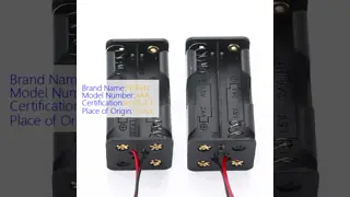 Reliable AA Battery Holders with Leads for DIY Projects