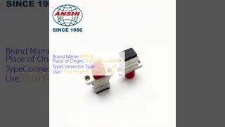 High Precision Fiber Optic Adapter SC LC ST Easy Setup