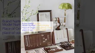 Premium Wooden Jewelry Display Stands for Luxury Retail