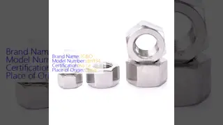 Durable Zinc Plated Hex Nuts Industrial Grade Fasteners