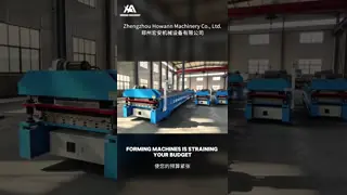 High Speed PLC Metal Roofing Sheet Roll Forming Machine